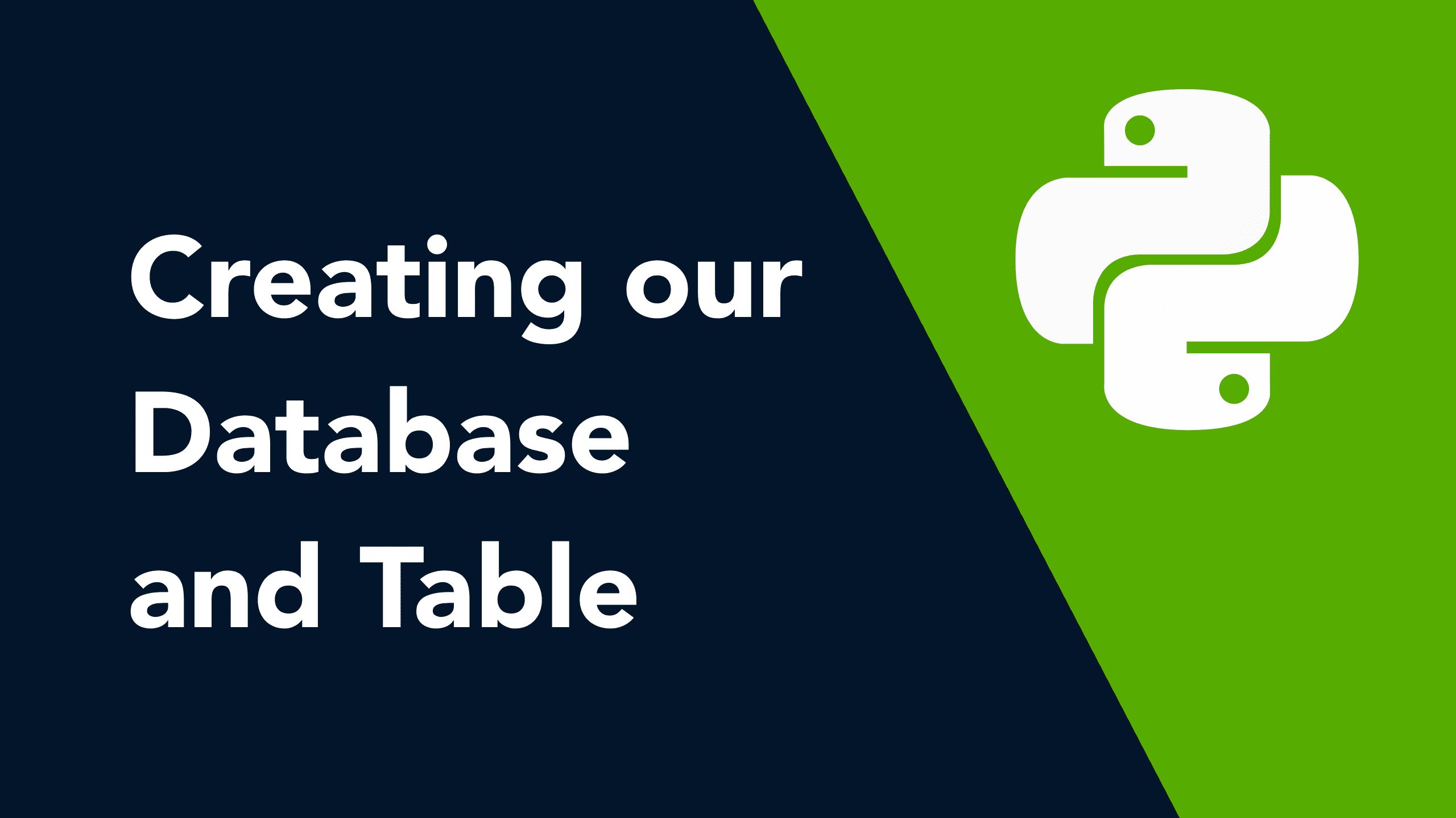 Python and MySQL | The Codex